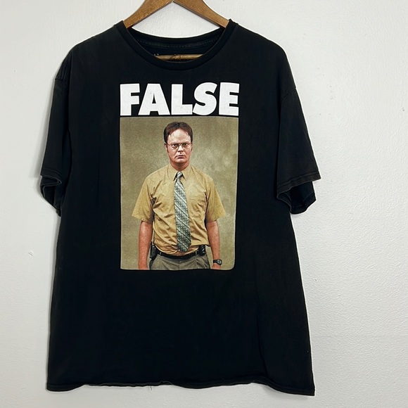 Shirts | The Office False Dwight Schrute Black Tshirt | Poshmark